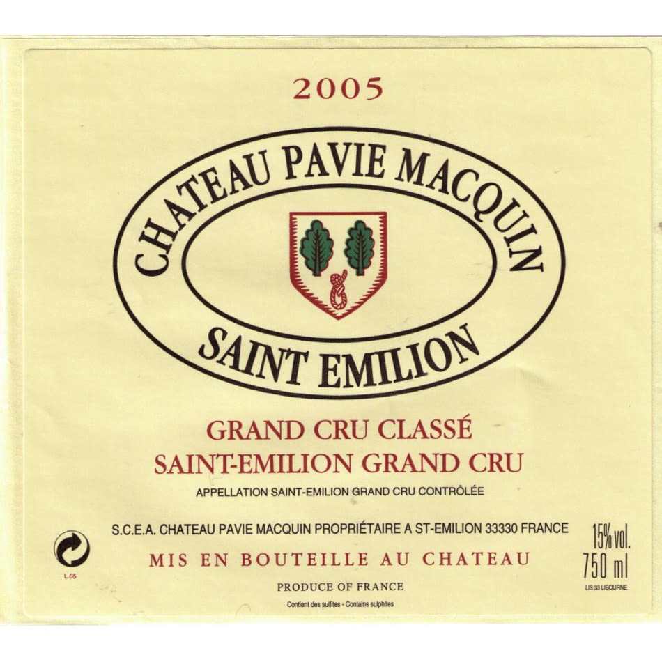 Chateau Pavie Macquin Wine - Learn About & Buy Online | Wine.com