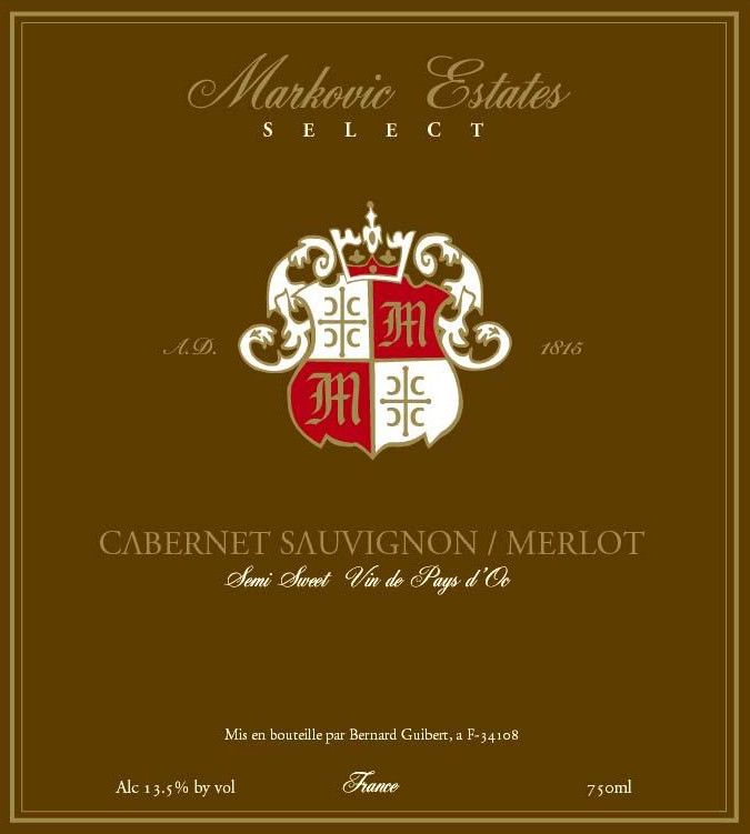 Markovic Estates Wine - Learn About & Buy Online | Wine.com