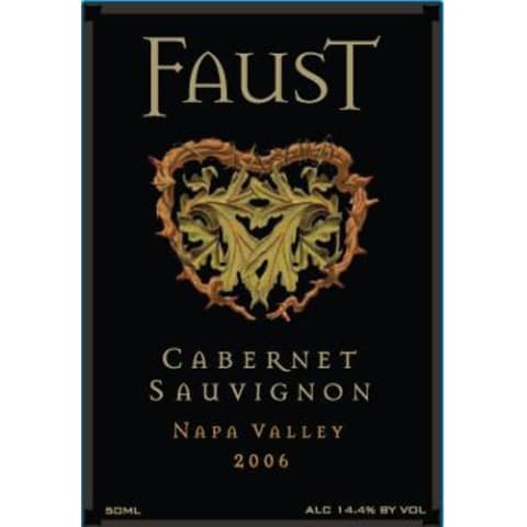 Faust Cabernet Sauvignon (375ML half-bottle) 2006 | Wine.com