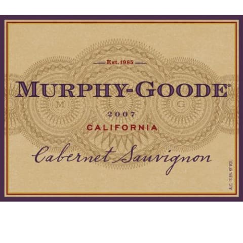 Murphy-Goode California Cabernet Sauvignon 2007 | Wine.com