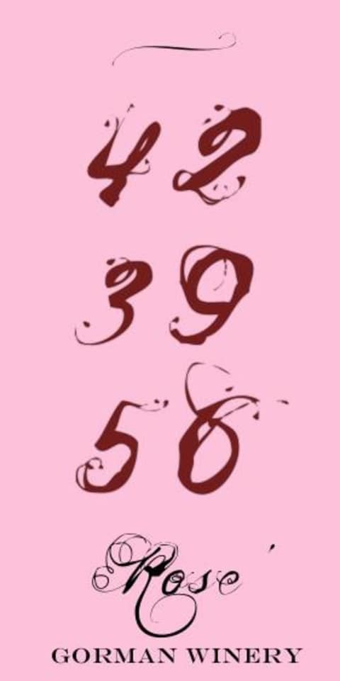 Gorman 42-39-56 Rose 2015 | Wine.com
