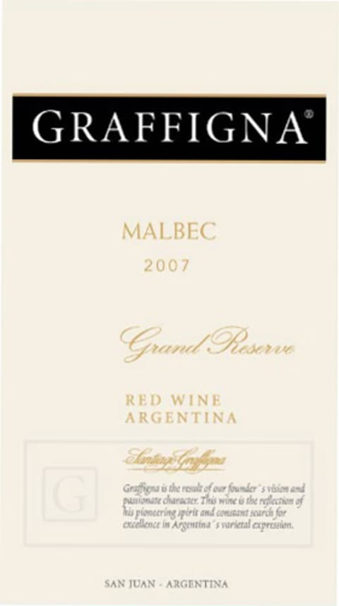 Graffigna Grand Reserve Malbec 2007 | Wine.com