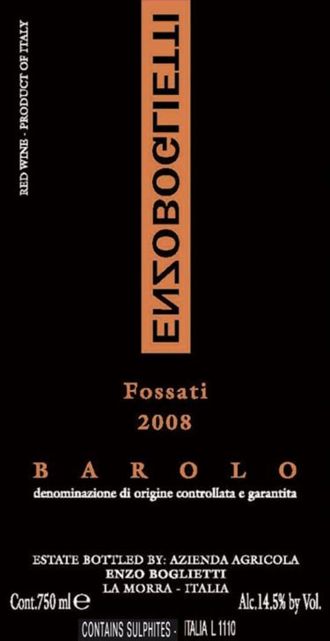 Enzo Boglietti Barolo Fossati 2008 | Wine.com