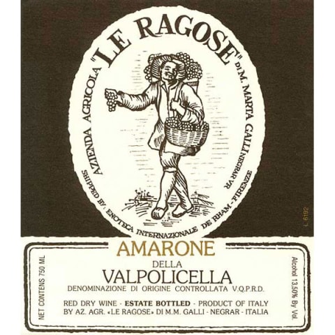 Le Ragose Amarone Della Valpolicella 2005 | Wine.com