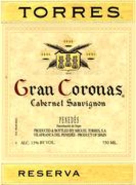 Familia Torres Gran Coronas Cabernet Sauvignon 1996 | Wine.com