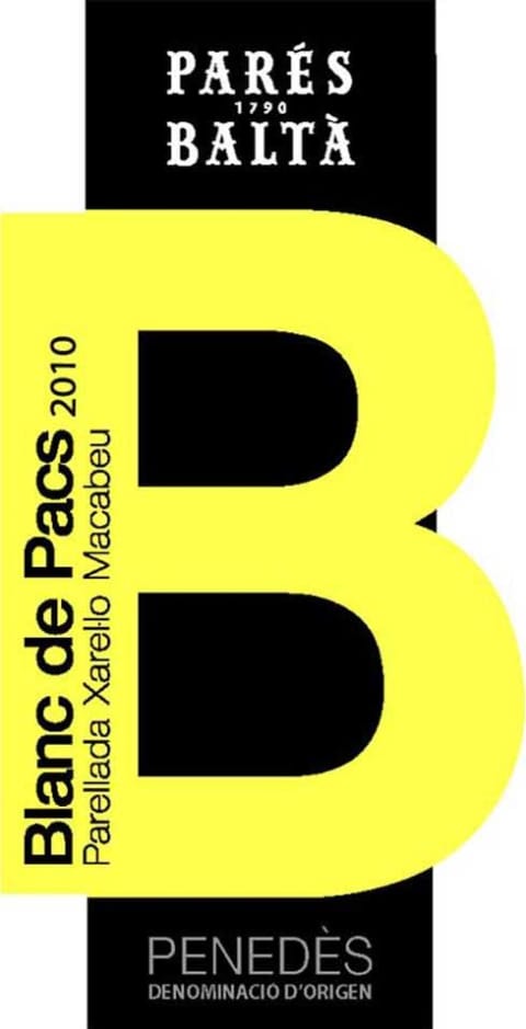 Pares Balta Blanc de Pacs 2010 | Wine.com