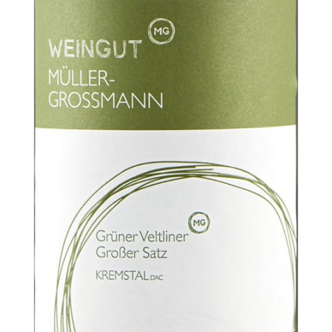 Muller-Grossman Gruner Veltliner Grosser Satz 2014 | Wine.com