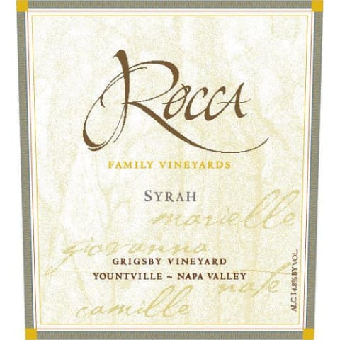 Rocca Family Vineyards Grigsby Syrah 2011 | Wine.com