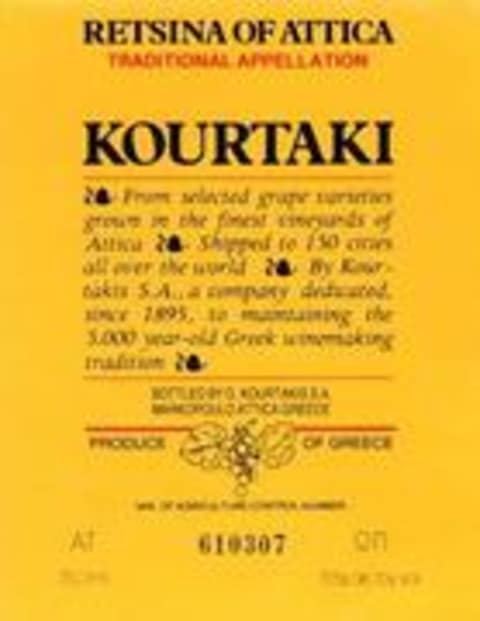 Kourtaki Retsina | Wine.com