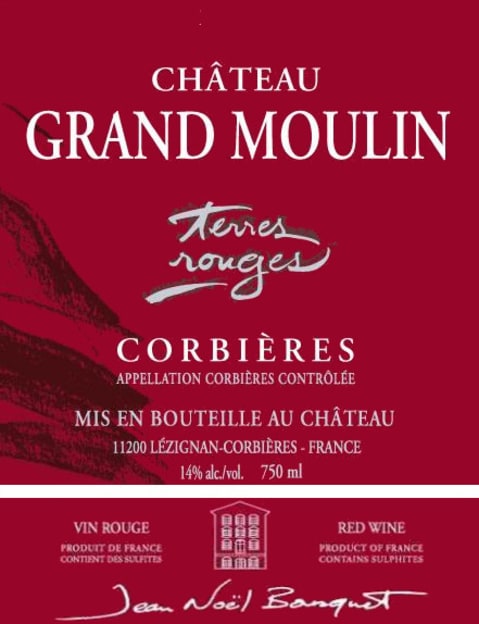 Chateau du Grand Moulin Corbieres Terres Rouges 2008 | Wine.com