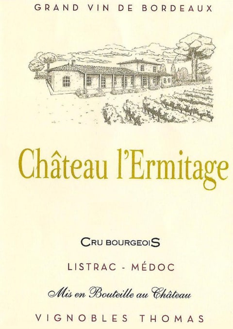Chateau L'Ermitage Listrac-Medoc 2012 | Wine.com