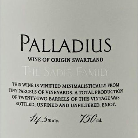 Sadie Family Palladius 2014 | Wine.com