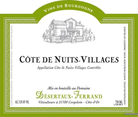 Domaine Desertaux-Ferrand Cote de Nuits-Villages 2011 | Wine.com