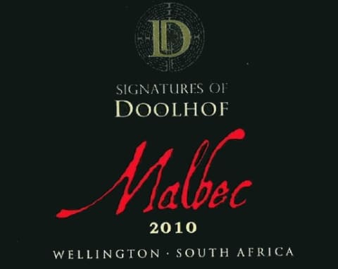Doolhof Wine Estate Signature Malbec 2010 | Wine.com