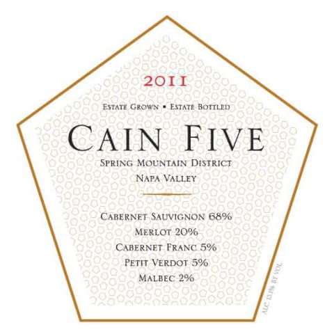 Cain Five (375ML half-bottle) 2011 | Wine.com