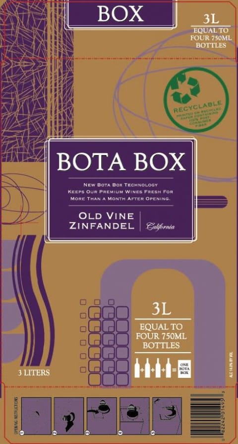 Bota Box Old Vine Zinfandel 2011 | Wine.com