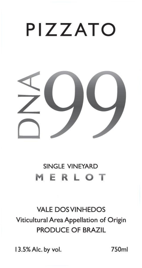 Pizzato Vinhas e Vinhos Single Vineyard DNA 99 Merlot 2009 | Wine.com