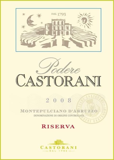 Podere Castorani Montepulciano d'Abruzzo Riserva 2008 | Wine.com