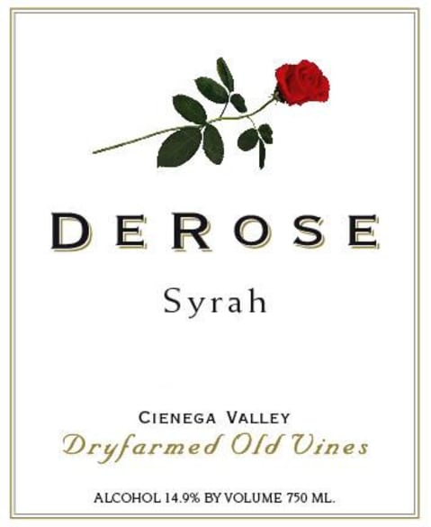 DeRose Vineyards Dryfarmed Old Vines Syrah 2009 | Wine.com