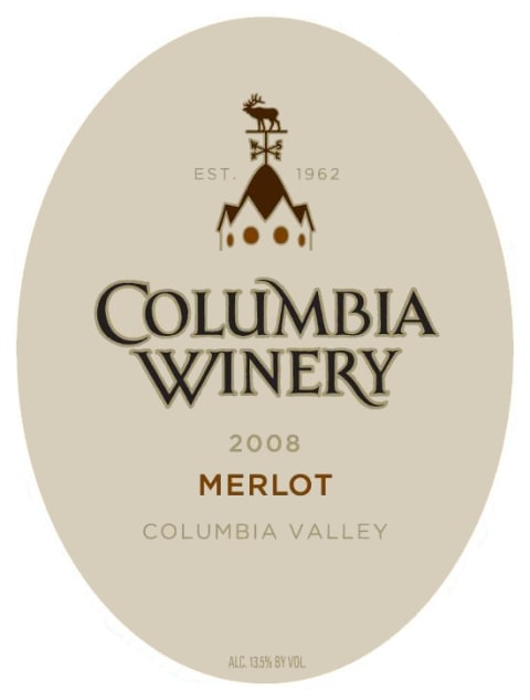 Columbia Winery Merlot 2008 | Wine.com