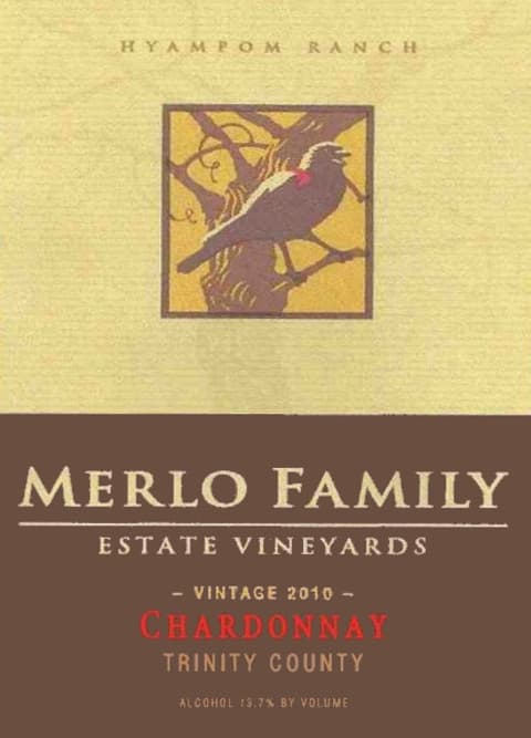 Merlo Family Estate Vineyards Chardonnay 2010 | Wine.com