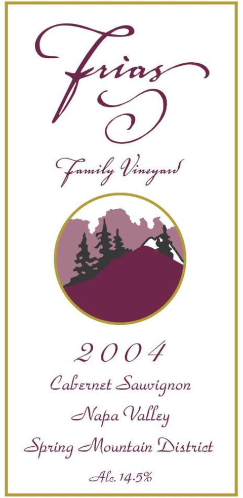 Frias Family Vineyard Private Reserve Cabernet Sauvignon 2004 | Wine.com
