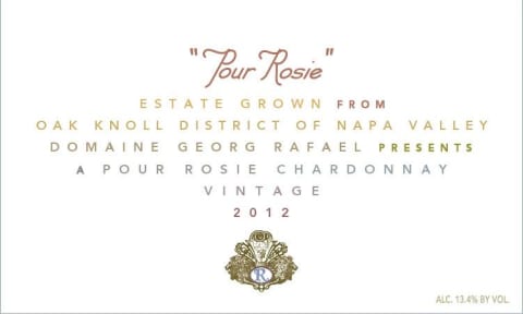 Georg Rafael Pour Rosie Chardonnay 2012 | Wine.com