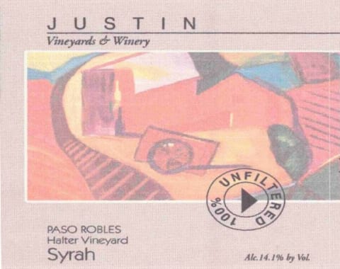 Justin Halter Vineyard Syrah 2000 | Wine.com