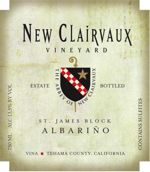 New Clairvaux Vineyard St James Block Albarino 2015 | Wine.com