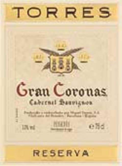 Familia Torres Gran Coronas Cabernet Sauvignon 1999 | Wine.com
