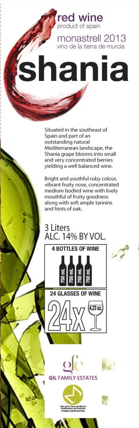 Bodegas Juan Gil Vino de la Tierra Shania Monastrell 2013 | Wine.com