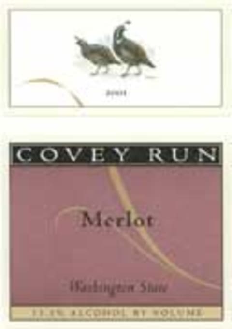 Covey Run Merlot 2001 | Wine.com