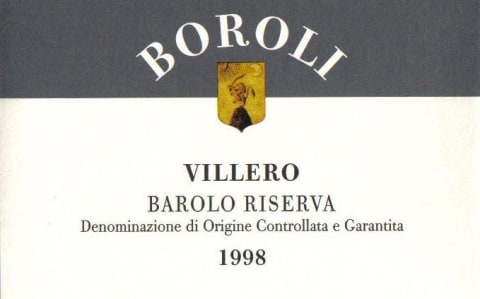 Boroli Barolo Villero Riserva 1998 | Wine.com