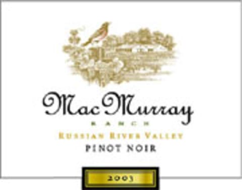 MacMurray Ranch Russian River Pinot Noir 2003 | Wine.com