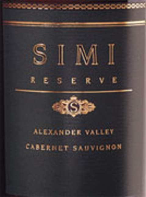 Simi Reserve Cabernet Sauvignon 2001 | Wine.com