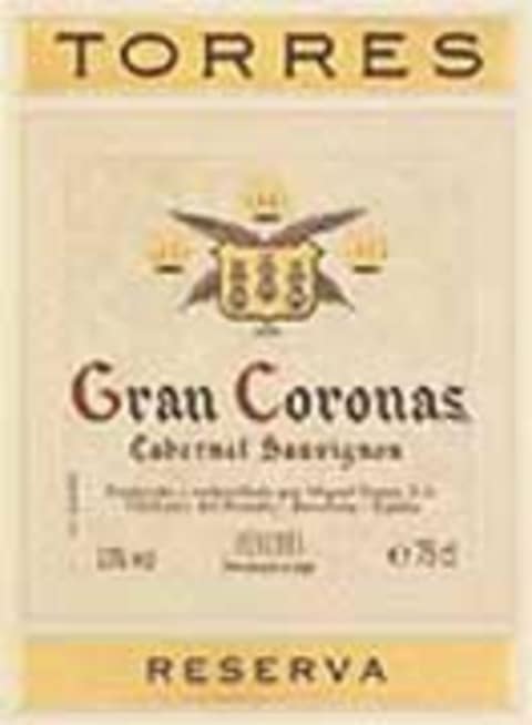 Familia Torres Gran Coronas Cabernet Sauvignon 2003 | Wine.com