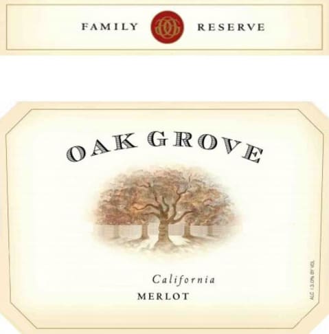 Oak Grove Family Reserve Merlot 2015 | Wine.com