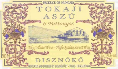 Disznoko Tokaji Aszu 6 Puttonyos (500ML) 2000 | Wine.com