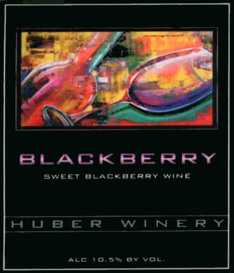 Huber Orchard Winery Blackberry | Wine.com
