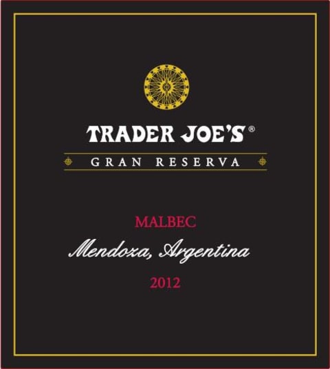 Trader Joe's Mendoza Gran Reserva Malbec 2012 | Wine.com