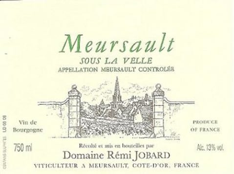 Domaine Remi Jobard Meursault Sous la Velle 2020 | Wine.com