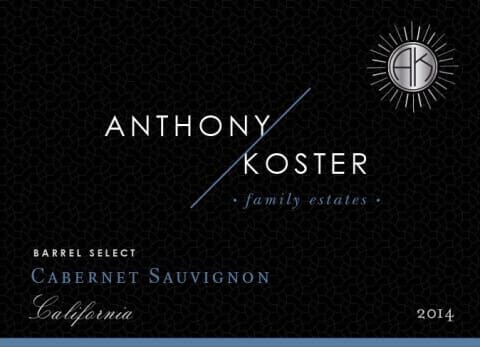 Anthony Koster Barrel Select Cabernet Sauvignon 2014 | Wine.com