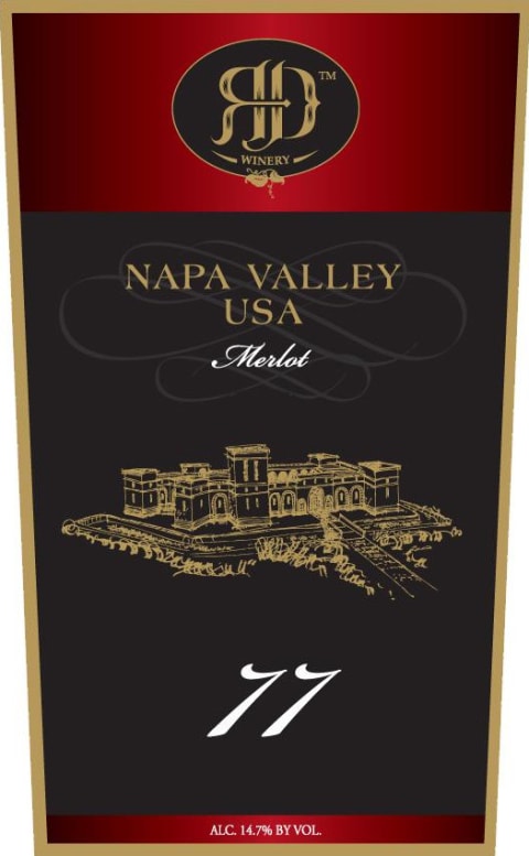 RD Winery Napa 77 Grand Cru Merlot 2012 | Wine.com
