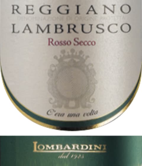 Lombardini Reggiano Lambrusco Rosso Secco C'era Una Volta | Wine.com