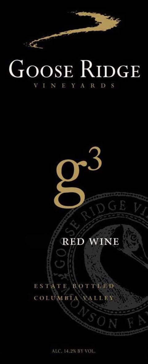 Goose Ridge g3 Red Wine 2014 | Wine.com