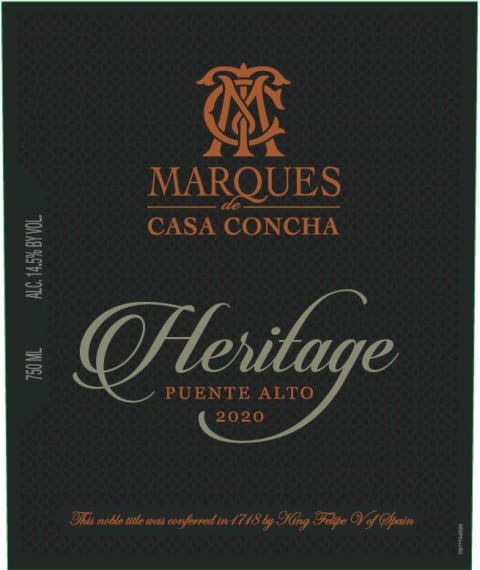 Marques de Casa Concha Heritage 2020 | Wine.com