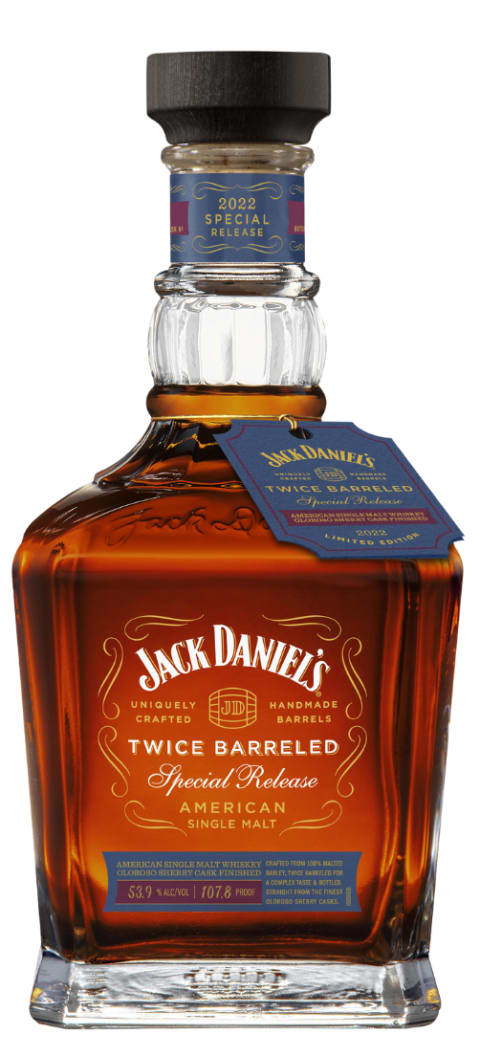 Jack Daniel's Twice Barreled American Single Malt Whiskey (700ML ...
