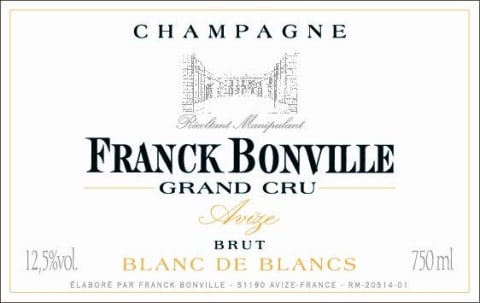 Champagne Franck Bonville Grand Cru Blanc de Blancs Brut | Wine.com
