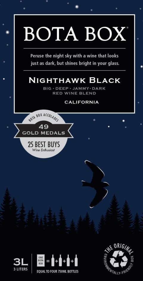 Bota Box Nighthawk Black 2015 | Wine.com