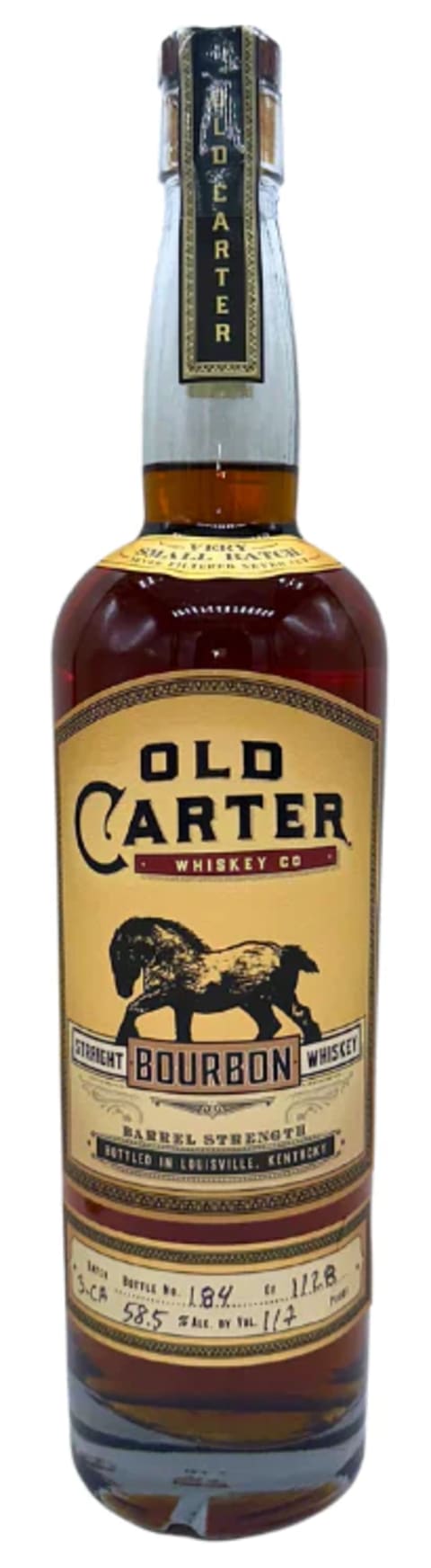 Old Carter Very Small Batch 3-CA Straight Bourbon Whiskey | Wine.com